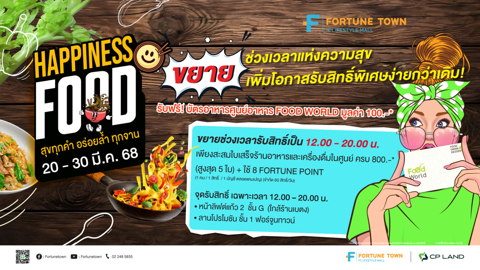 Happiness Food ขยายช่วงเวลาแห่งความสุข - Fortune Town